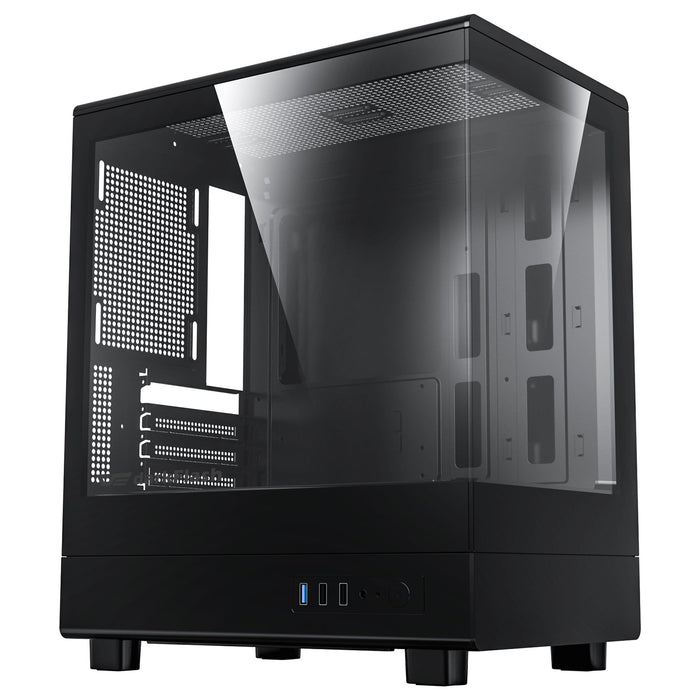 DarkFlash DB330M PC Case M-ATX Computer Case Transparent Glass Panel w