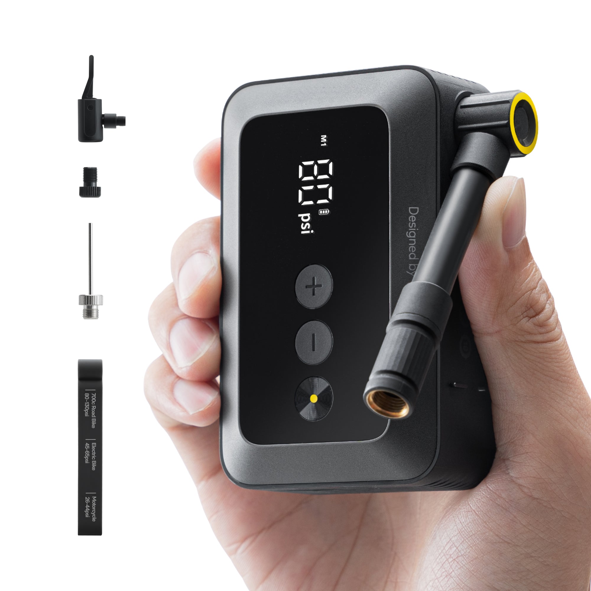 HOTO Air Pump Pocket - Portable Bike Air Compressor - EZPC