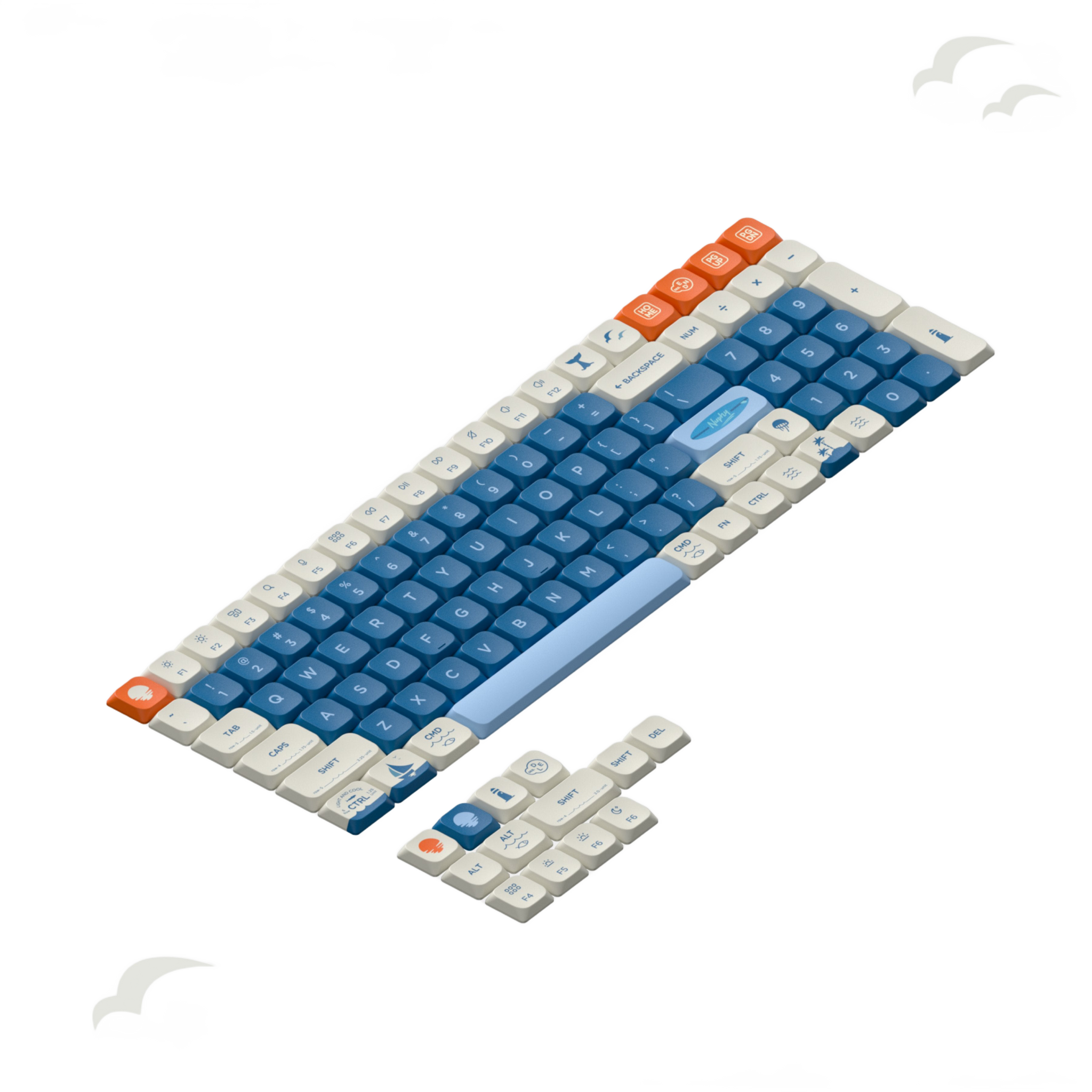 Nuphy Shiokaze nSA PBT Keycaps | EZPC - Premium Quality