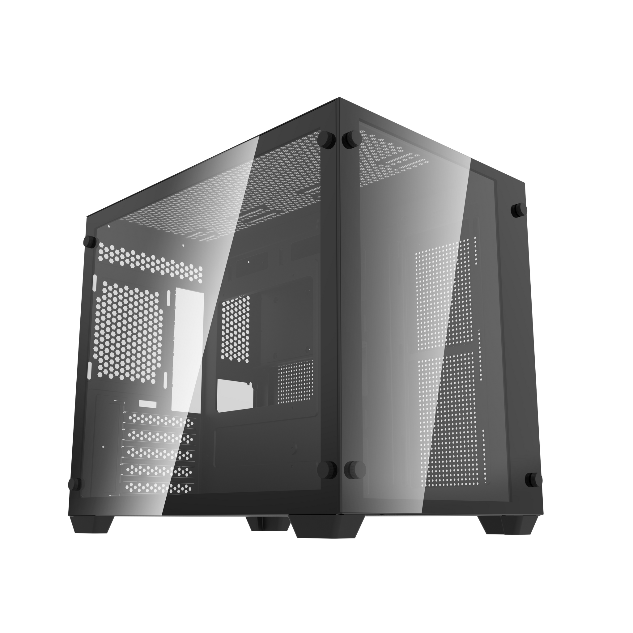 DarkFlash C285 MATX PC Case | Tempered Glass | EZPC
